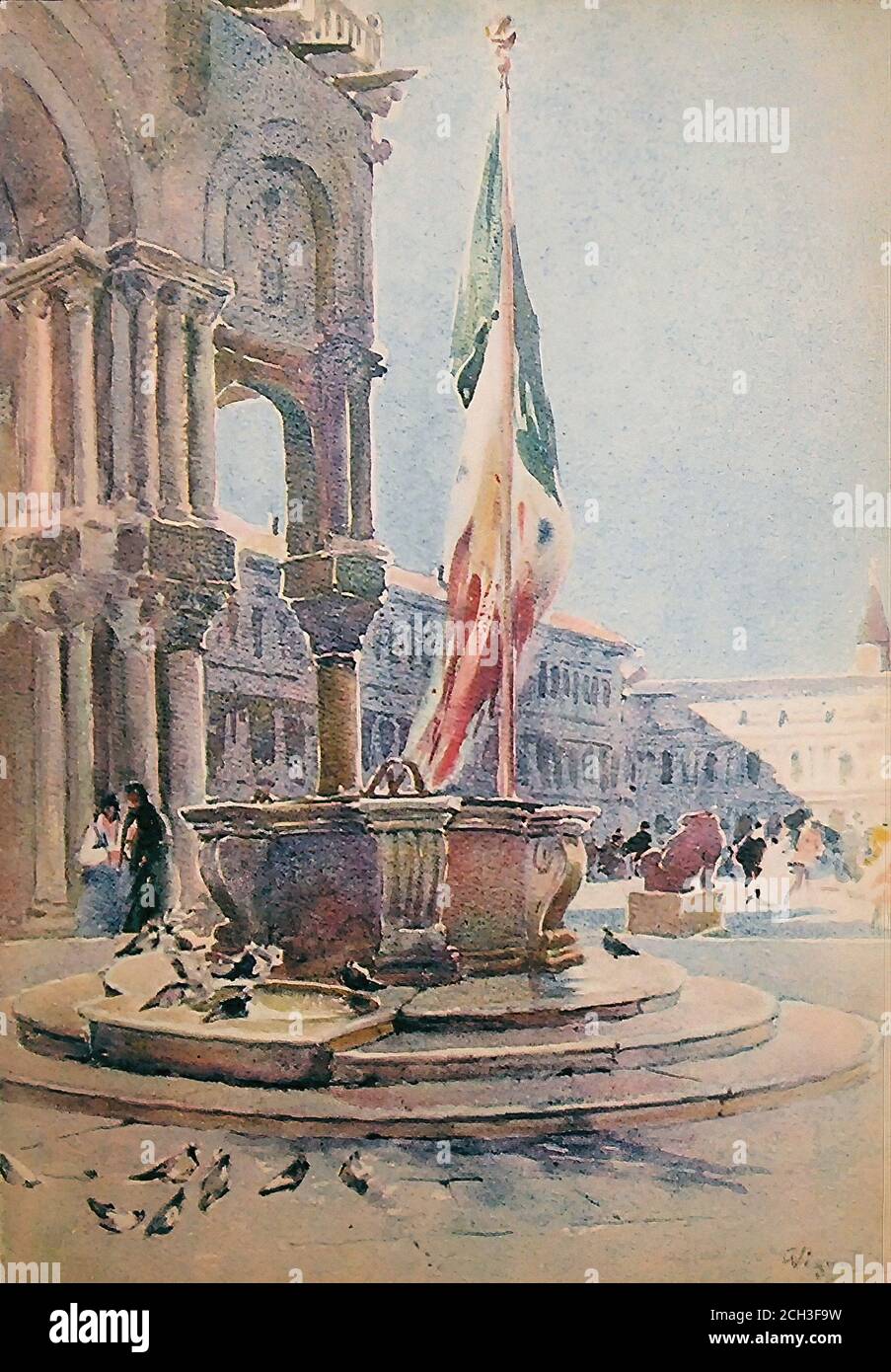 Vignal Pierre - Piazza San Marco Venice - French School - 19th and ...