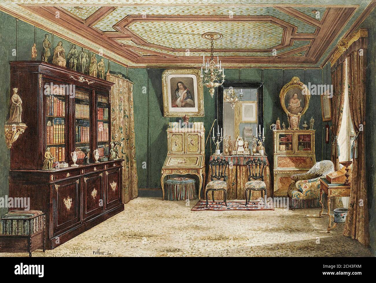 19th century living room hi-res stock photography and images - Alamy