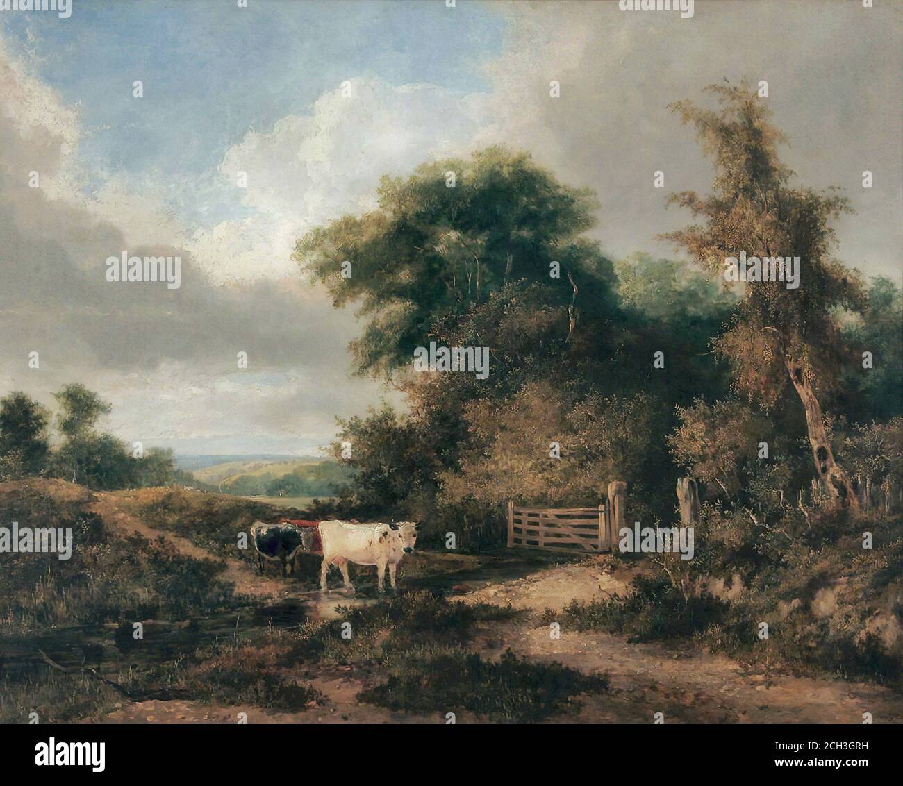 Vincent George - Rustic Scene - French School - 19th and Early 20th ...