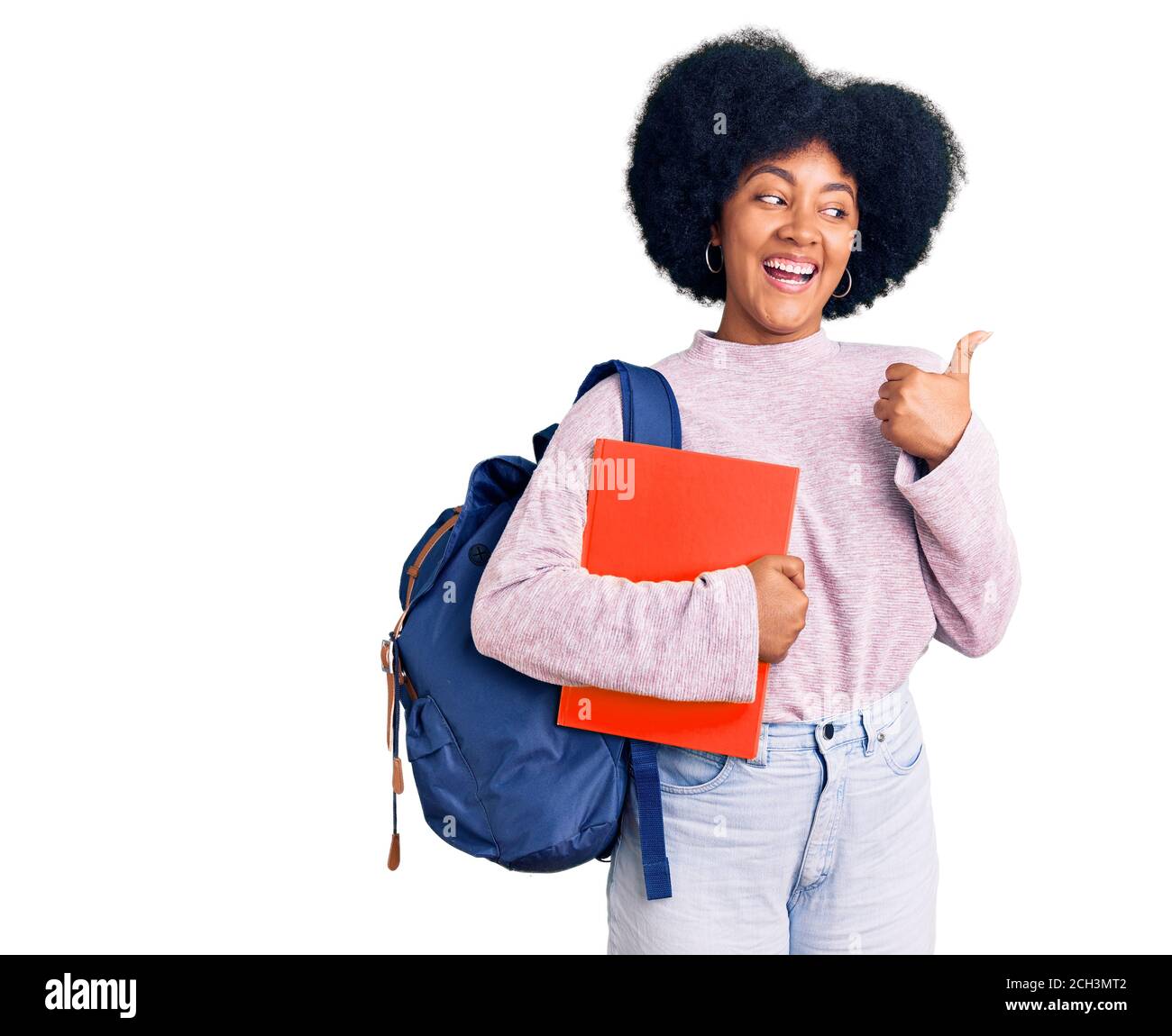 Black student point book girl study Cut Out Stock Images & Pictures - Alamy