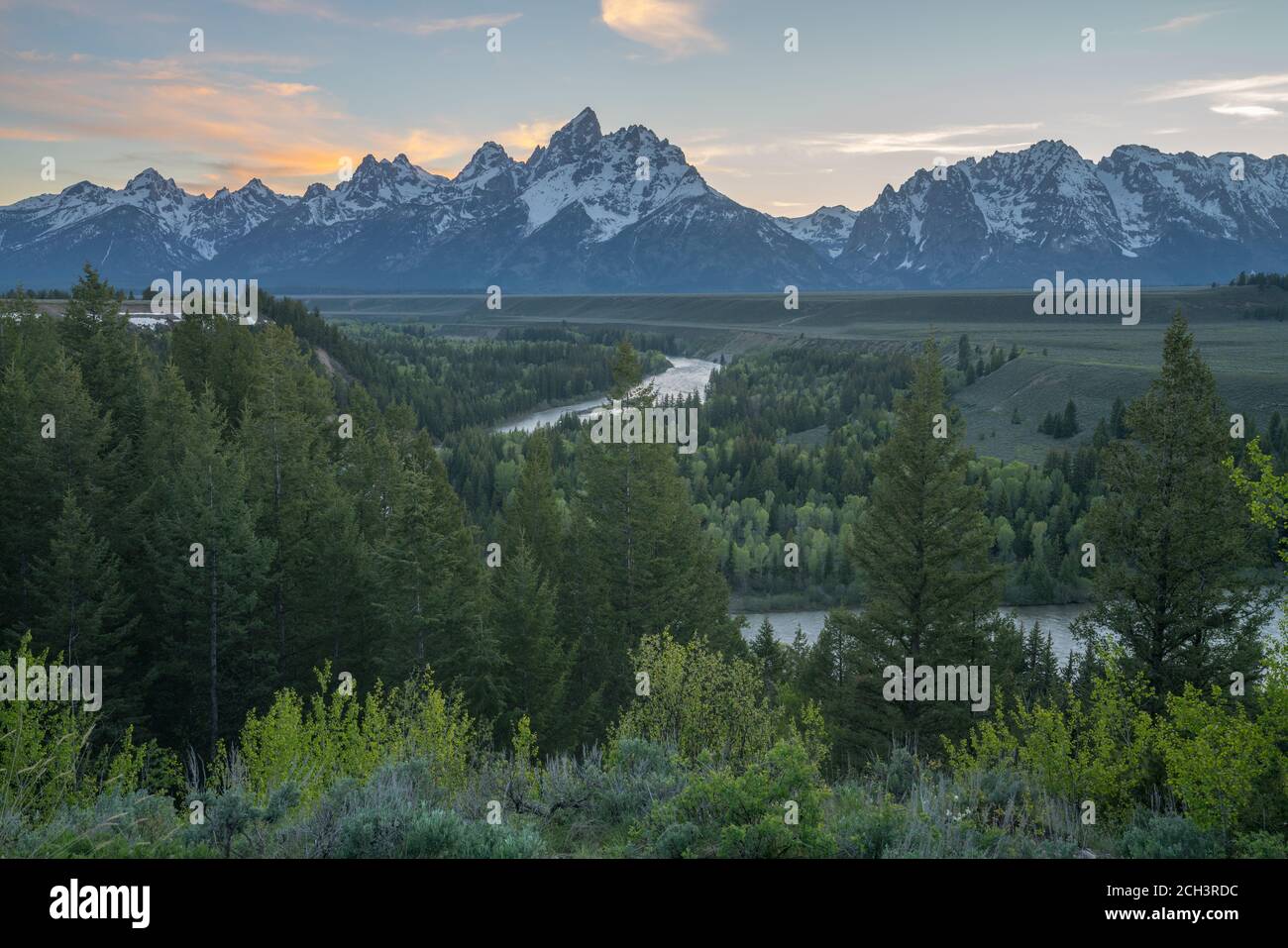 Sunrise snake river overlook in hi-res stock photography and images - Alamy