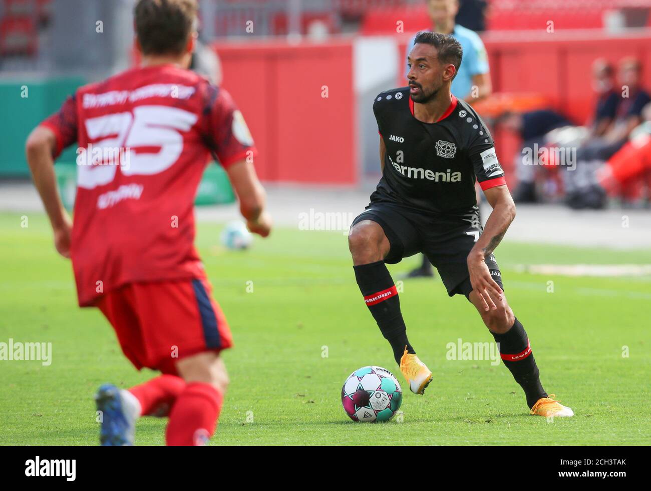 Leverkusen, Germany. 13th Sep, 2020. DFB Pokal, matchday 1, Eintracht Norderstedt - Bayer 04 ...