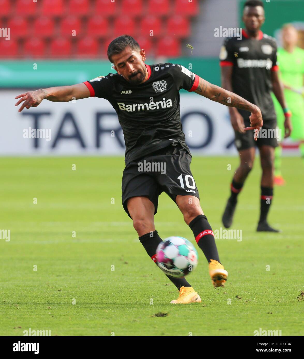 Leverkusen, Germany. 13th Sep, 2020. DFB Pokal, matchday 1, Eintracht Norderstedt - Bayer 04 ...