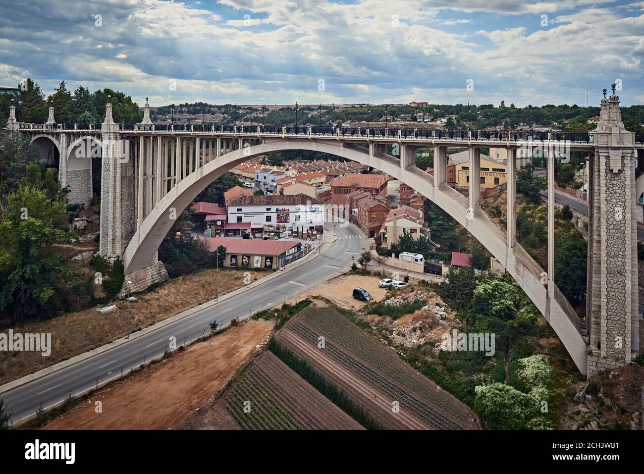 The old viaduct of Teruel, an important engineering work of the early ...