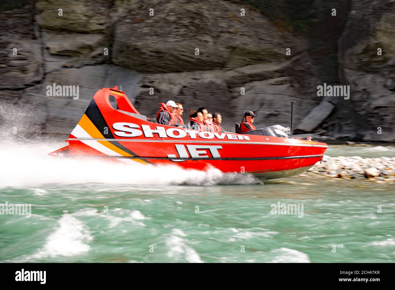 Shotover jet boat hi-res stock photography and images - Alamy