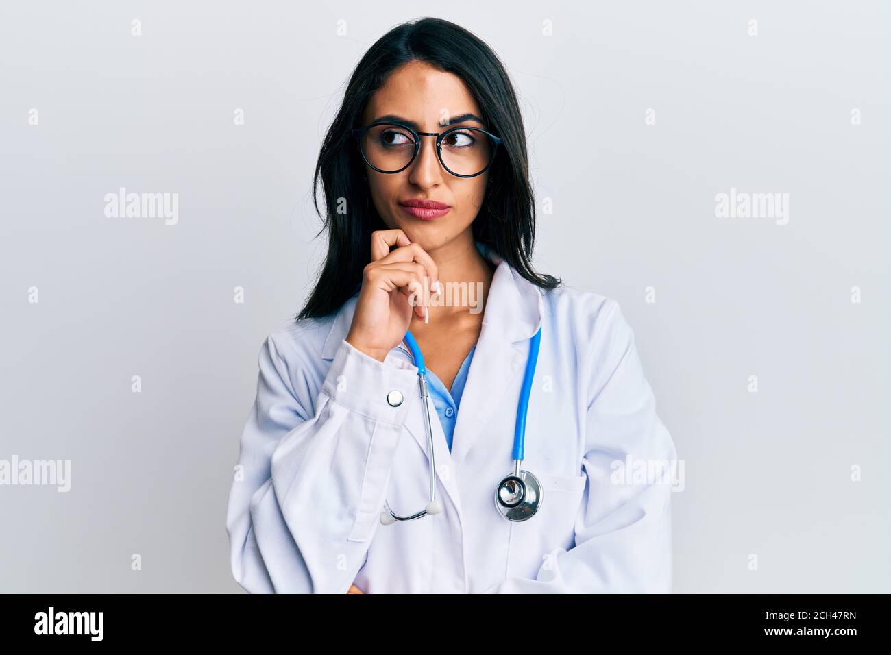Reflective thinking nurse hi-res stock photography and images - Alamy