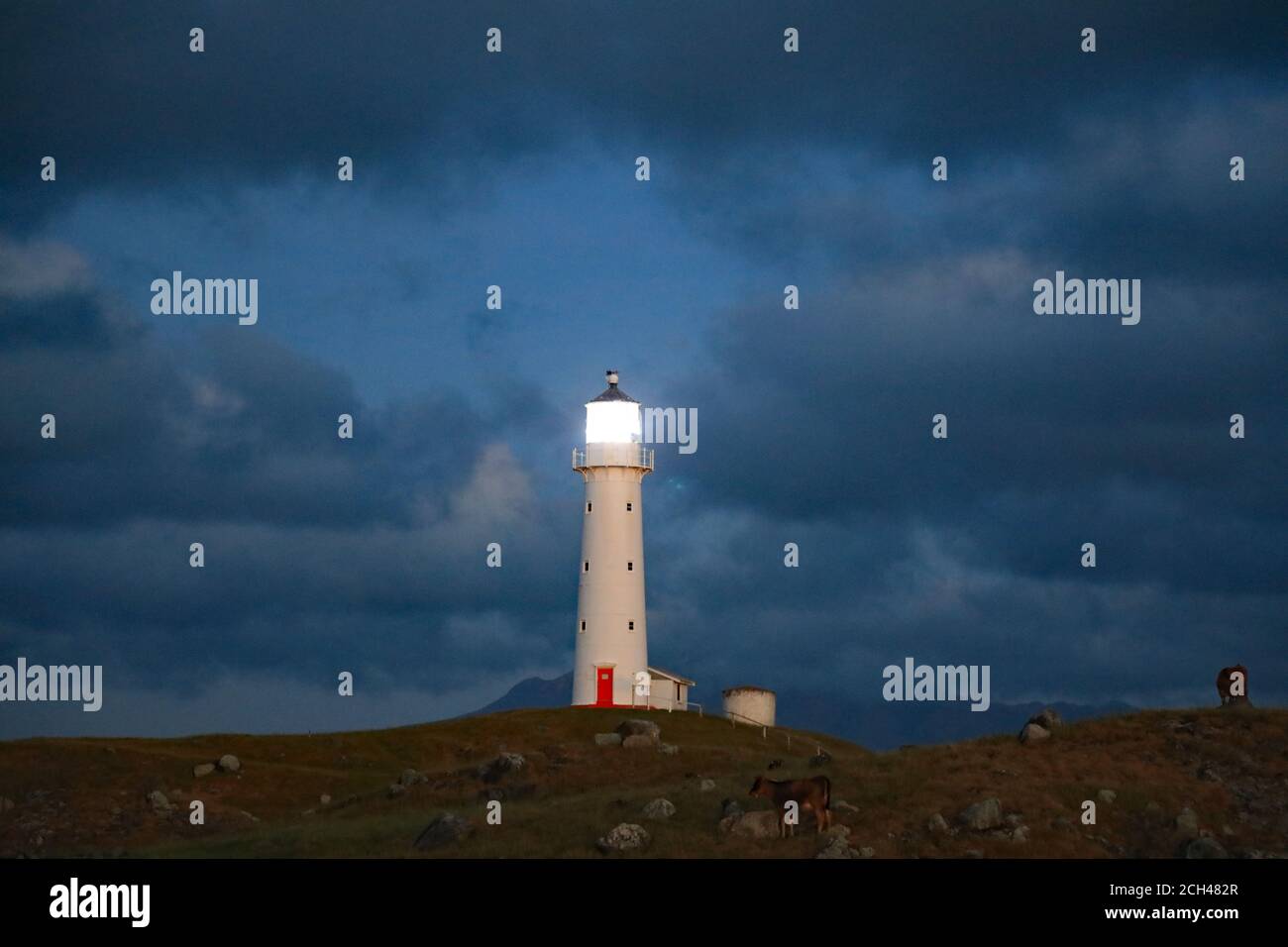 Cape Egmont Lighthouse Stock Photo - Alamy