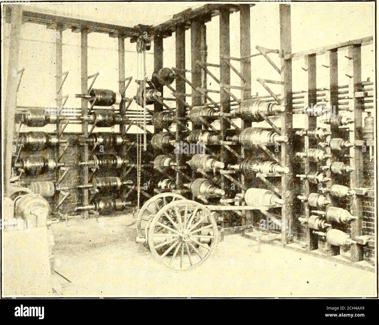 . Electric railway journal . CORNER OF SHOP USED FOR BANDING ...