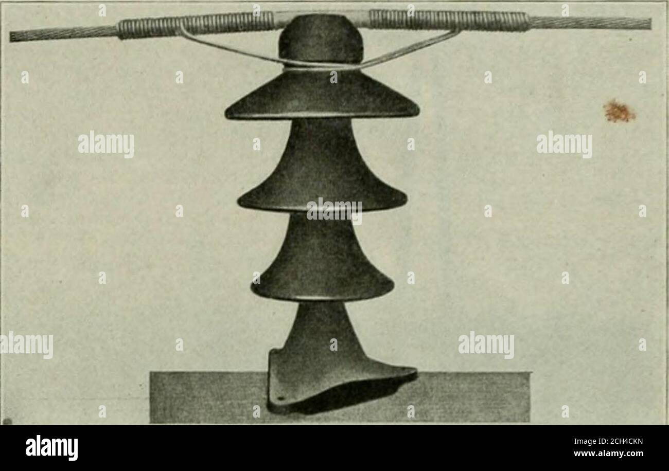 . Electric railway review . e attachment to thetower. The insulator is ...
