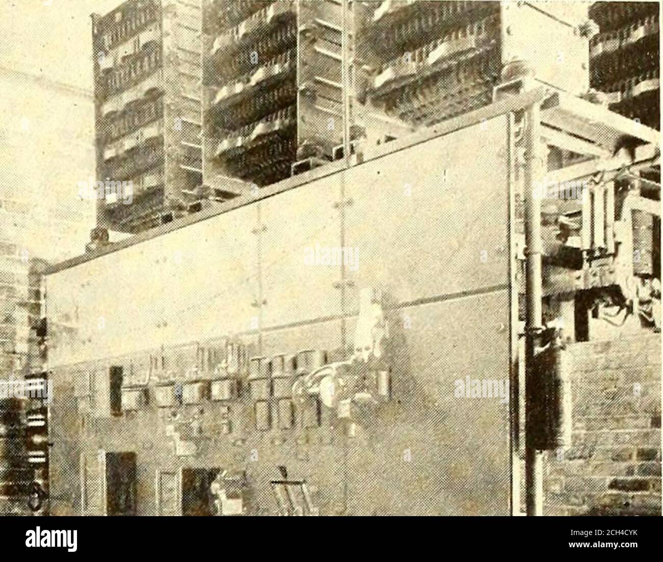 . Electric railway journal . The substation buildings are one story in ...