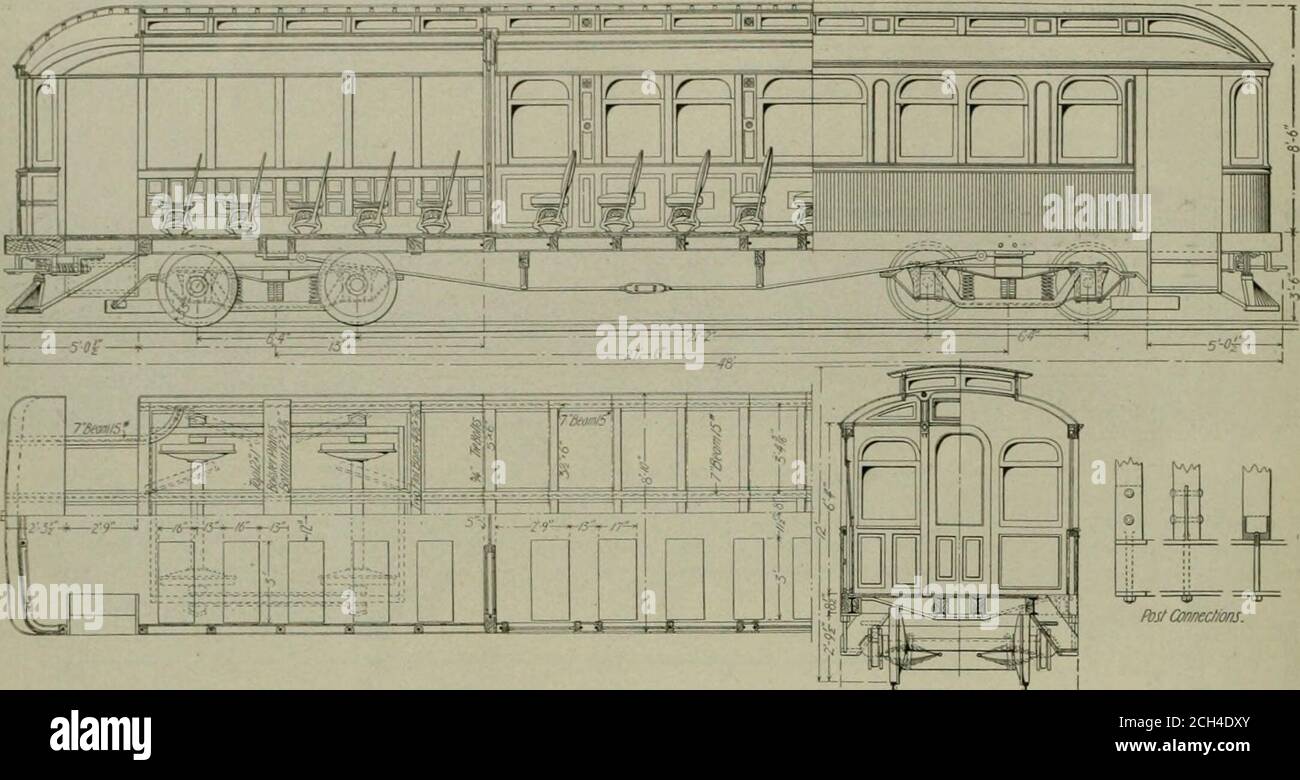 . Electric railway review . Pacific Electric Rolling Stock—Interior ...