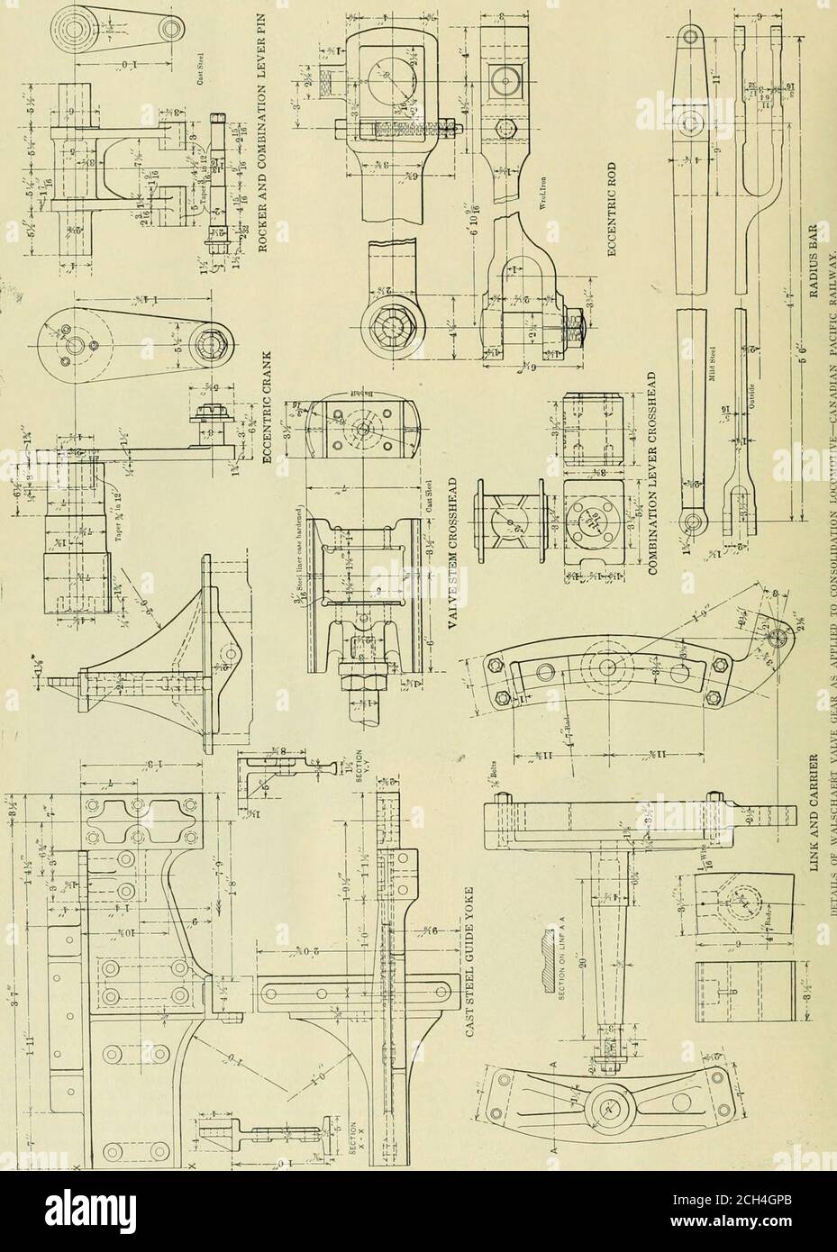 . American engineer and railroad journal . ROCKER ARM, VALVE STEM ...