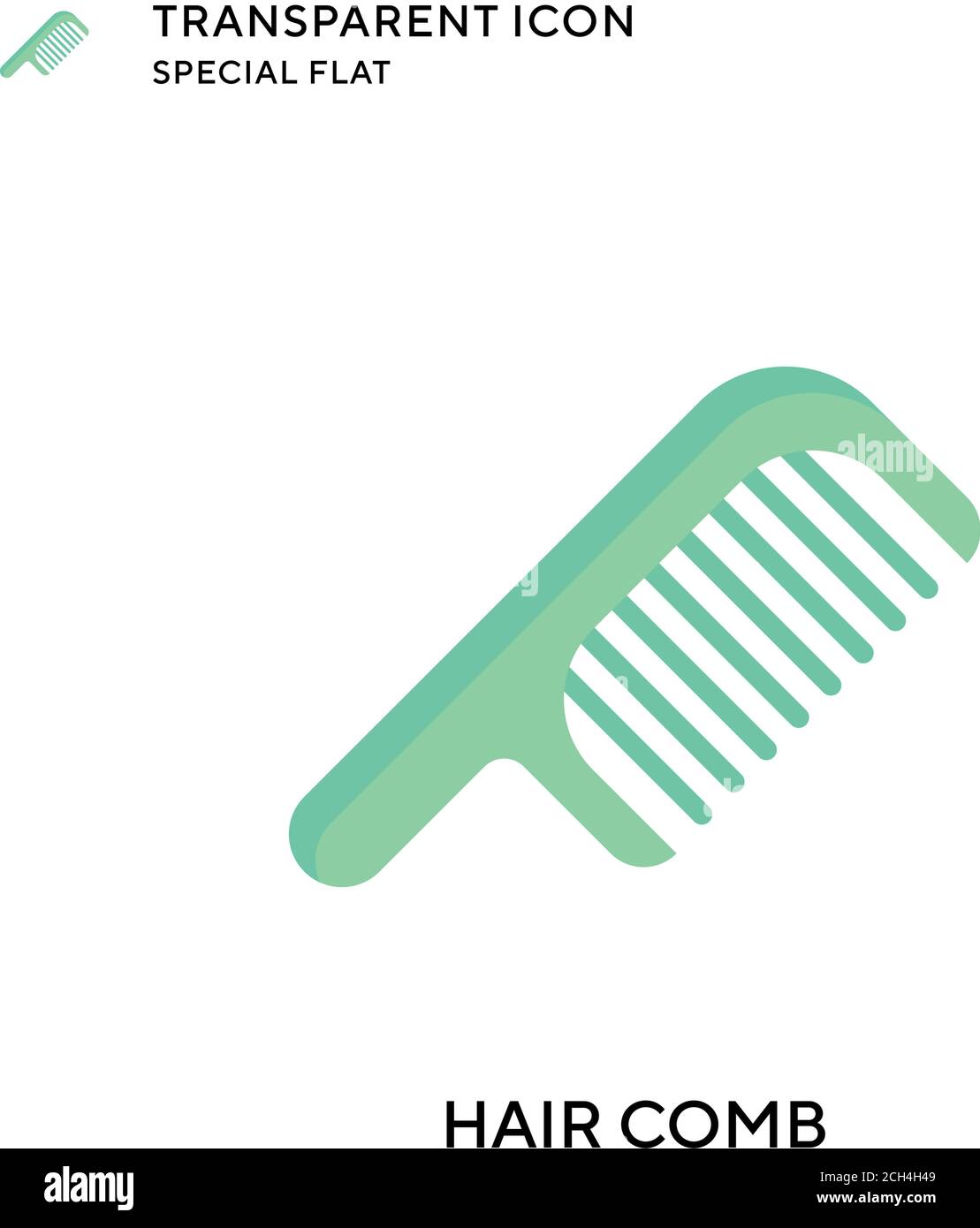 Young girl combing hair Stock Vector Images - Alamy