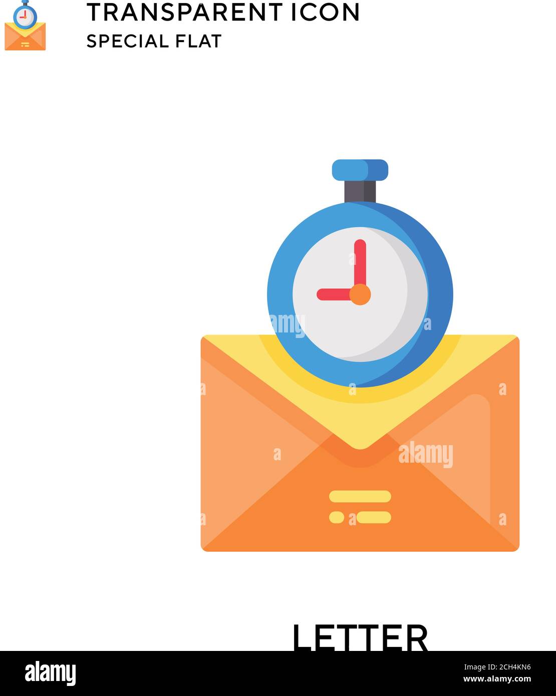 Letter vector icon. Flat style illustration. EPS 10 vector Stock Vector ...