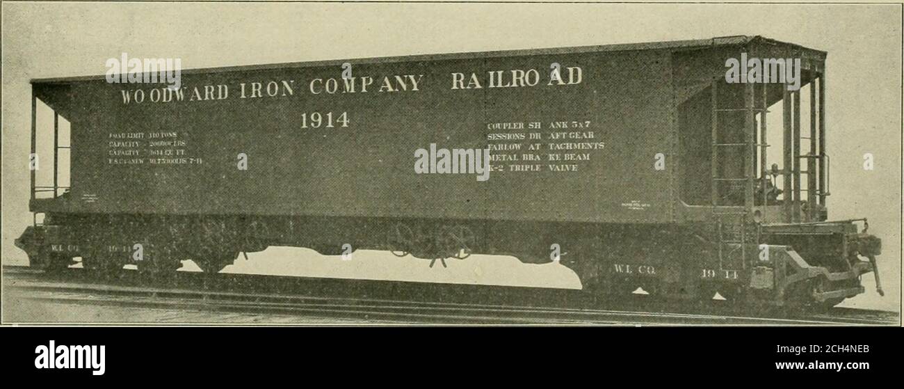 . Railway mechanical engineer . End Elevation and Cross Sections of the ...