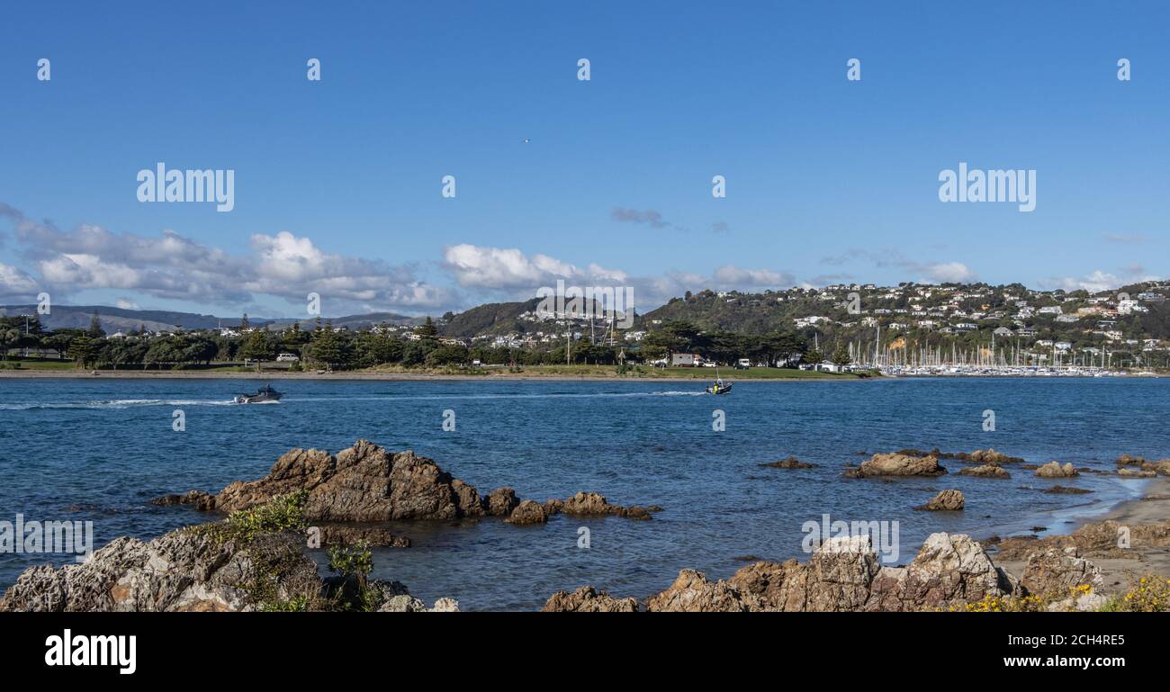 Small boats in the distance hi-res stock photography and images - Alamy