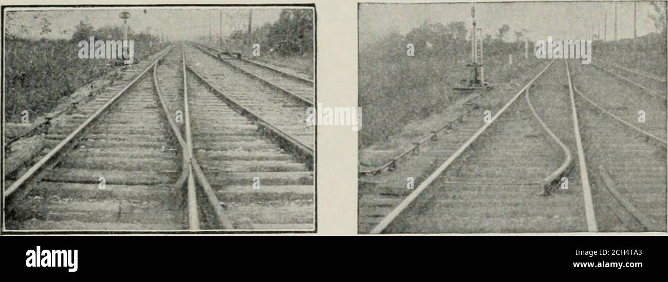 . The elements of railroad engineering . te. Figure 36 isa spring rail ...