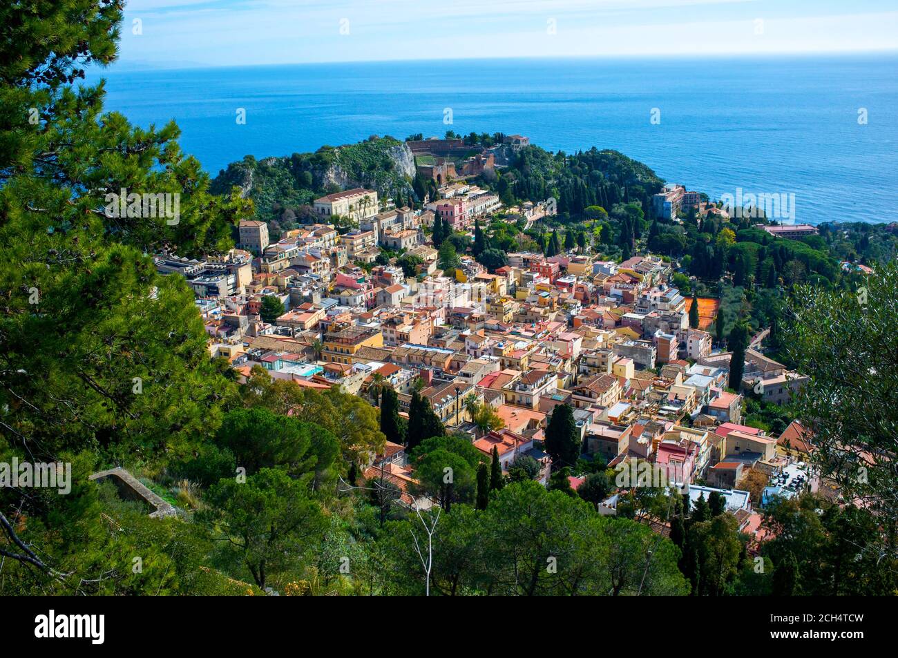 Steps taormina hi-res stock photography and images - Alamy
