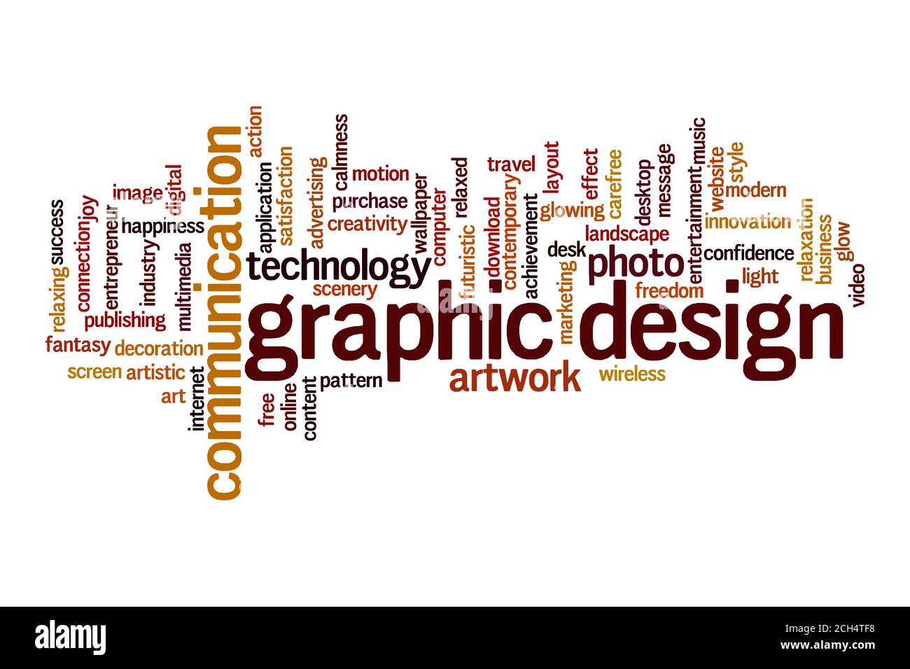 Graphic design cloud concept on white background Stock Photo - Alamy