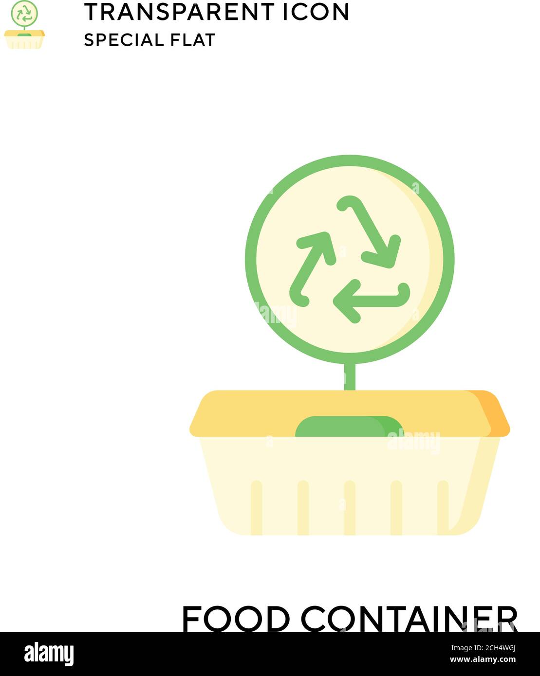 Food service containers Stock Vector Images - Alamy