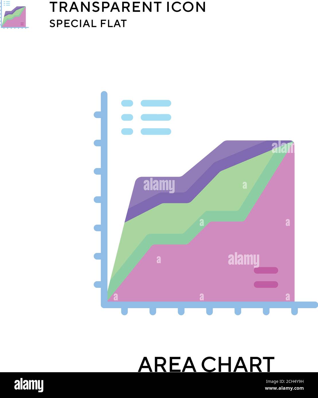 Timeline area chart diagram data Stock Vector Images - Alamy