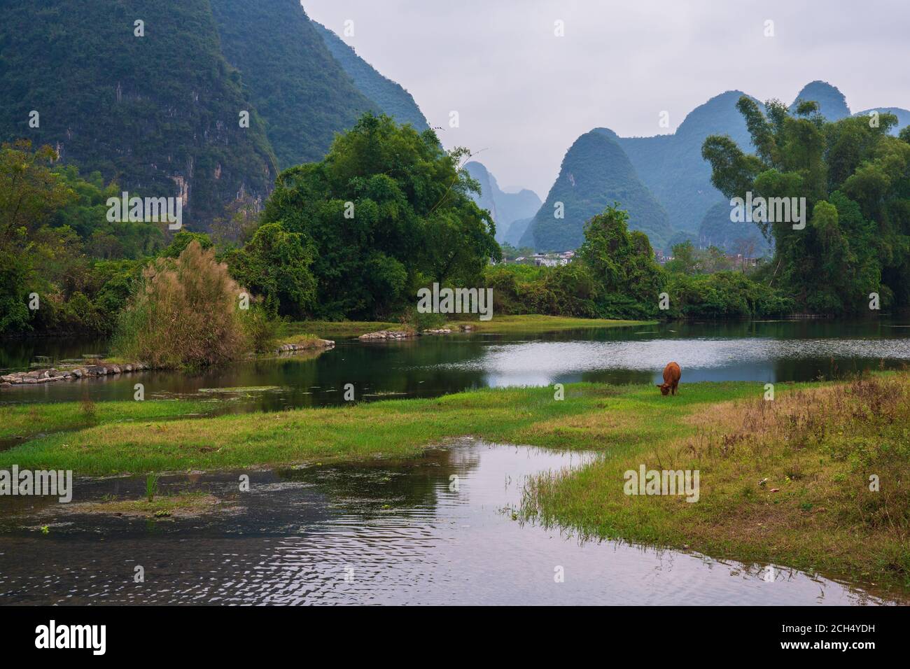 China farming aerial hi-res stock photography and images - Alamy