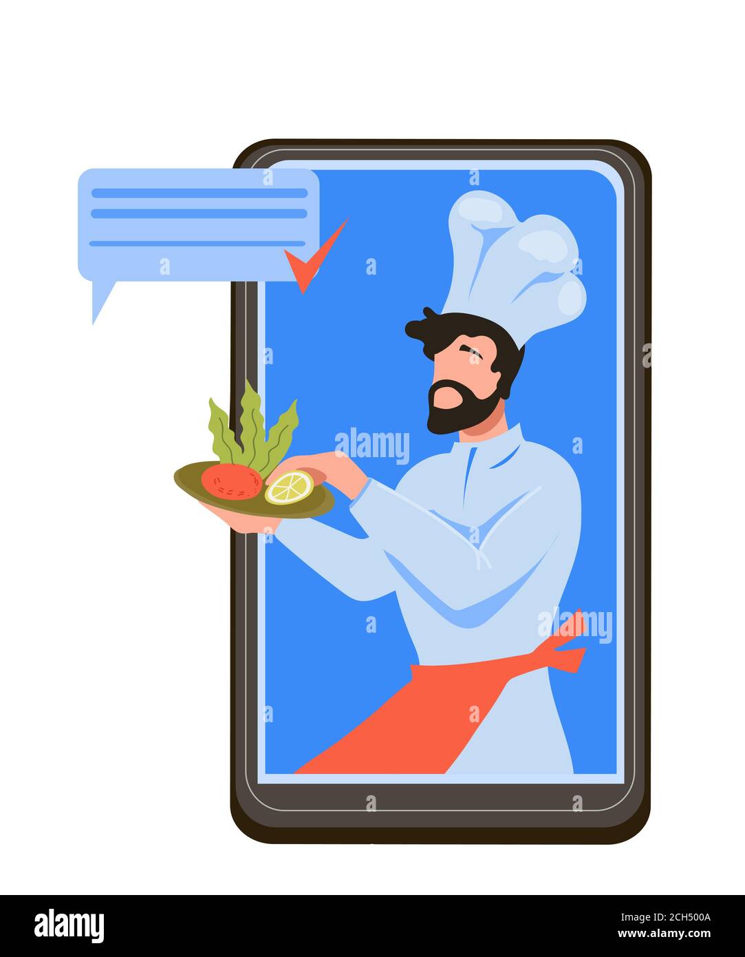 Ordering take away Cut Out Stock Images & Pictures - Alamy