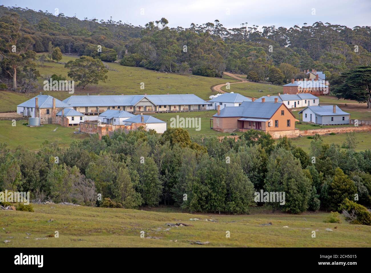 Darlington Penitentiary on Maria Island Stock Photo - Alamy