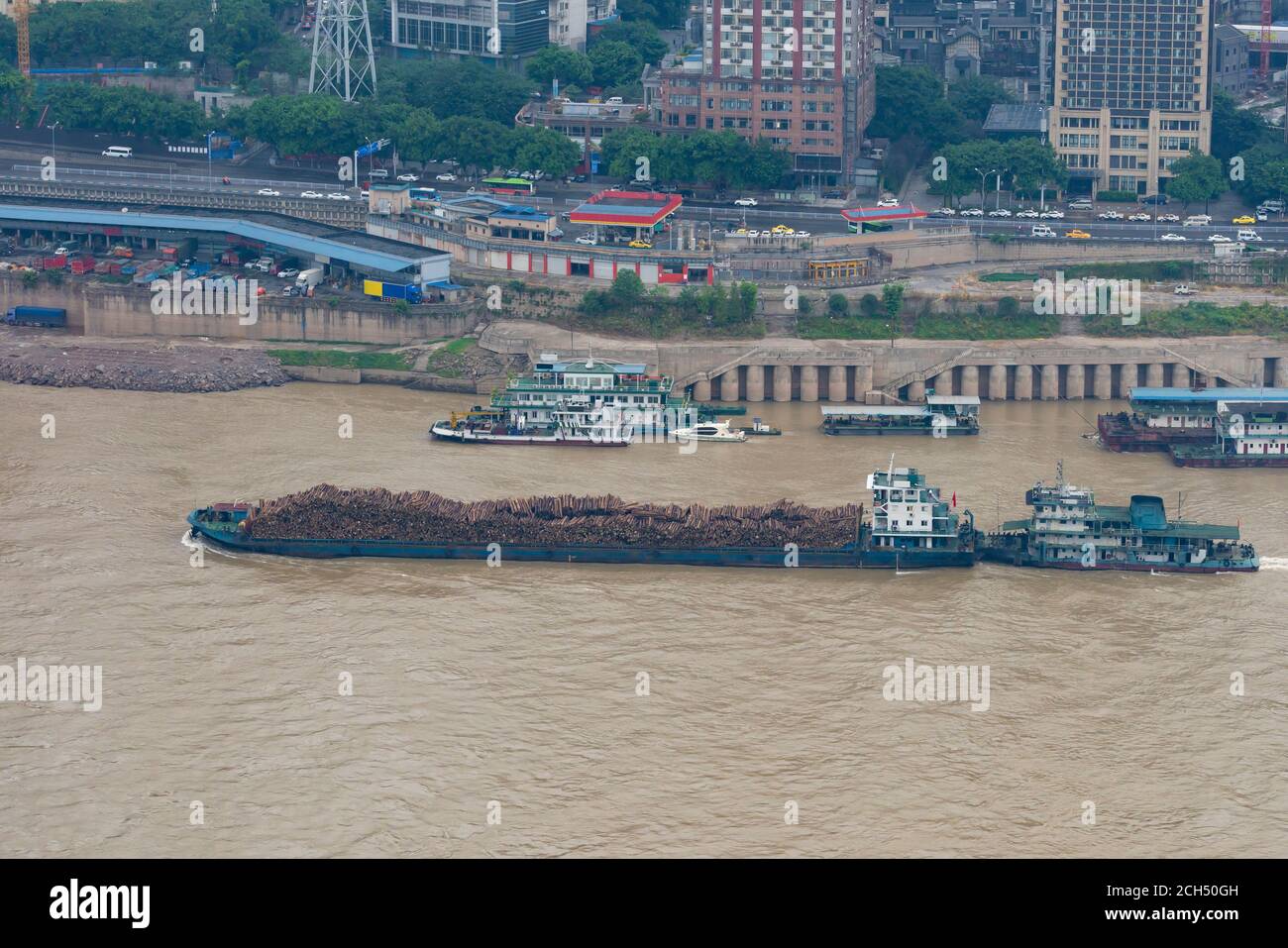 Log barge hi-res stock photography and images - Alamy