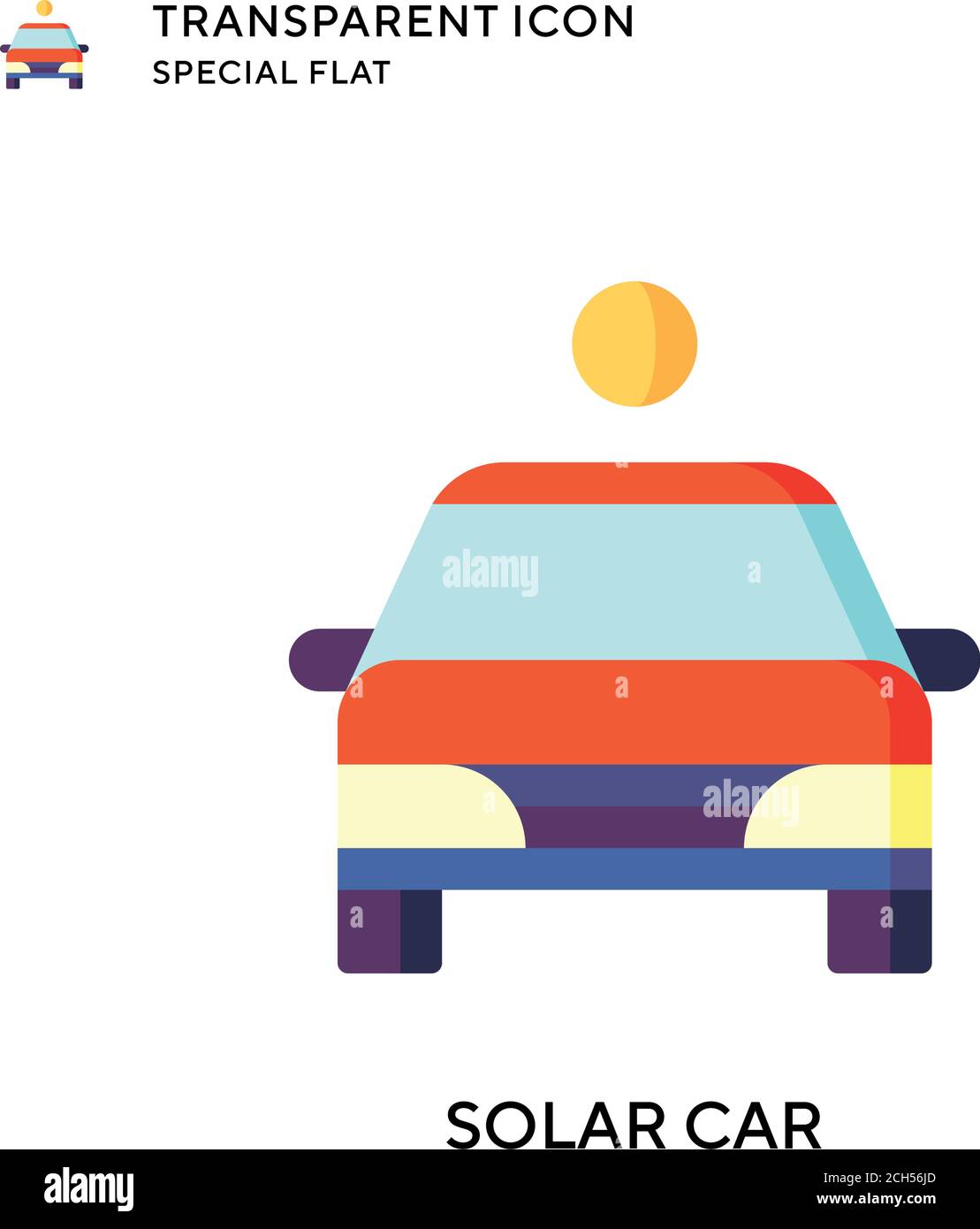 Photovoltaic cell automobile Stock Vector Images - Alamy