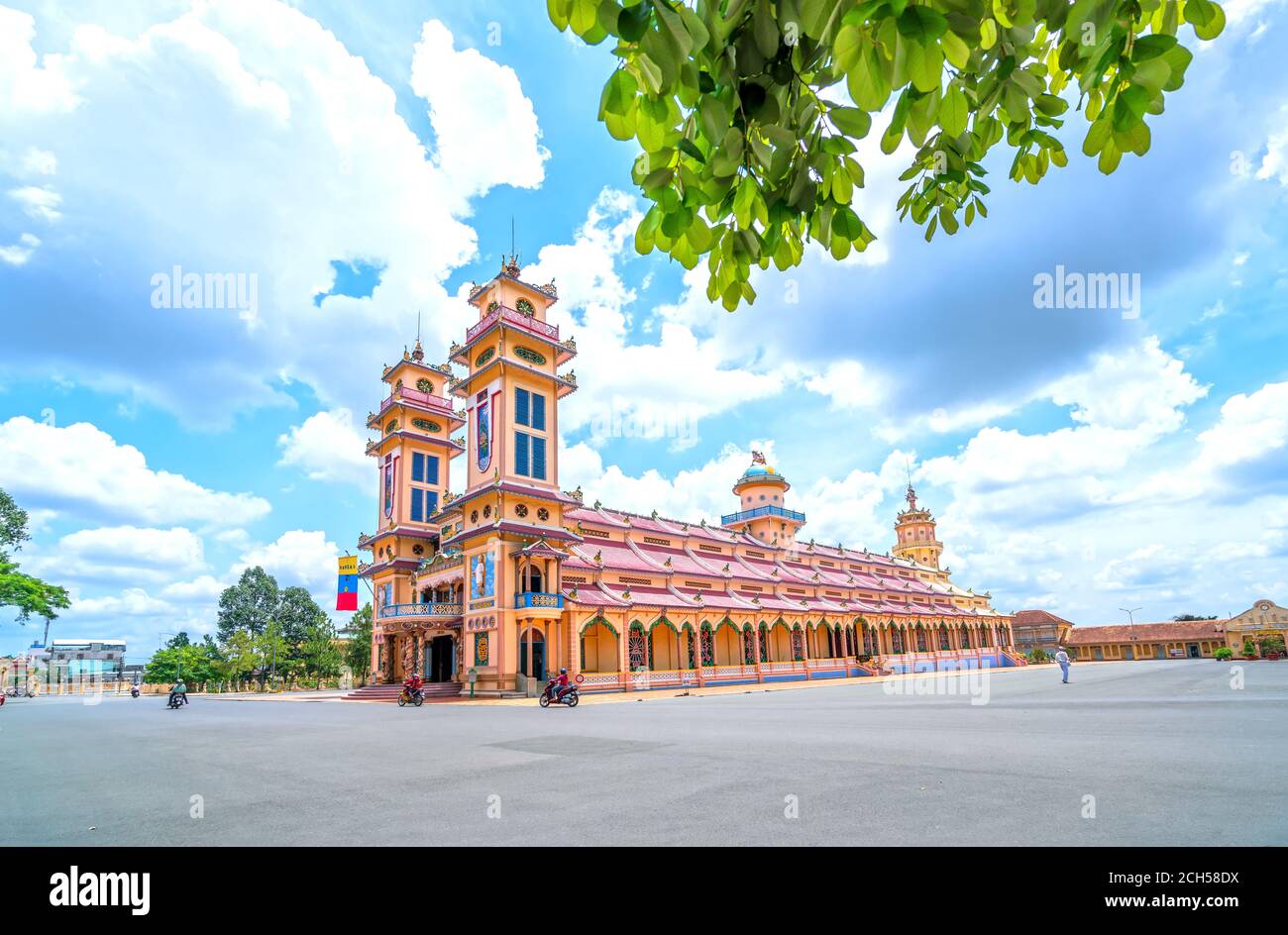 Landscape outside holy temple was built in 1926, this is center of ...