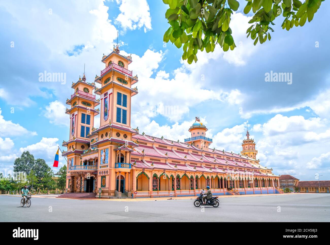 Landscape outside holy temple was built in 1926, this is center of ...
