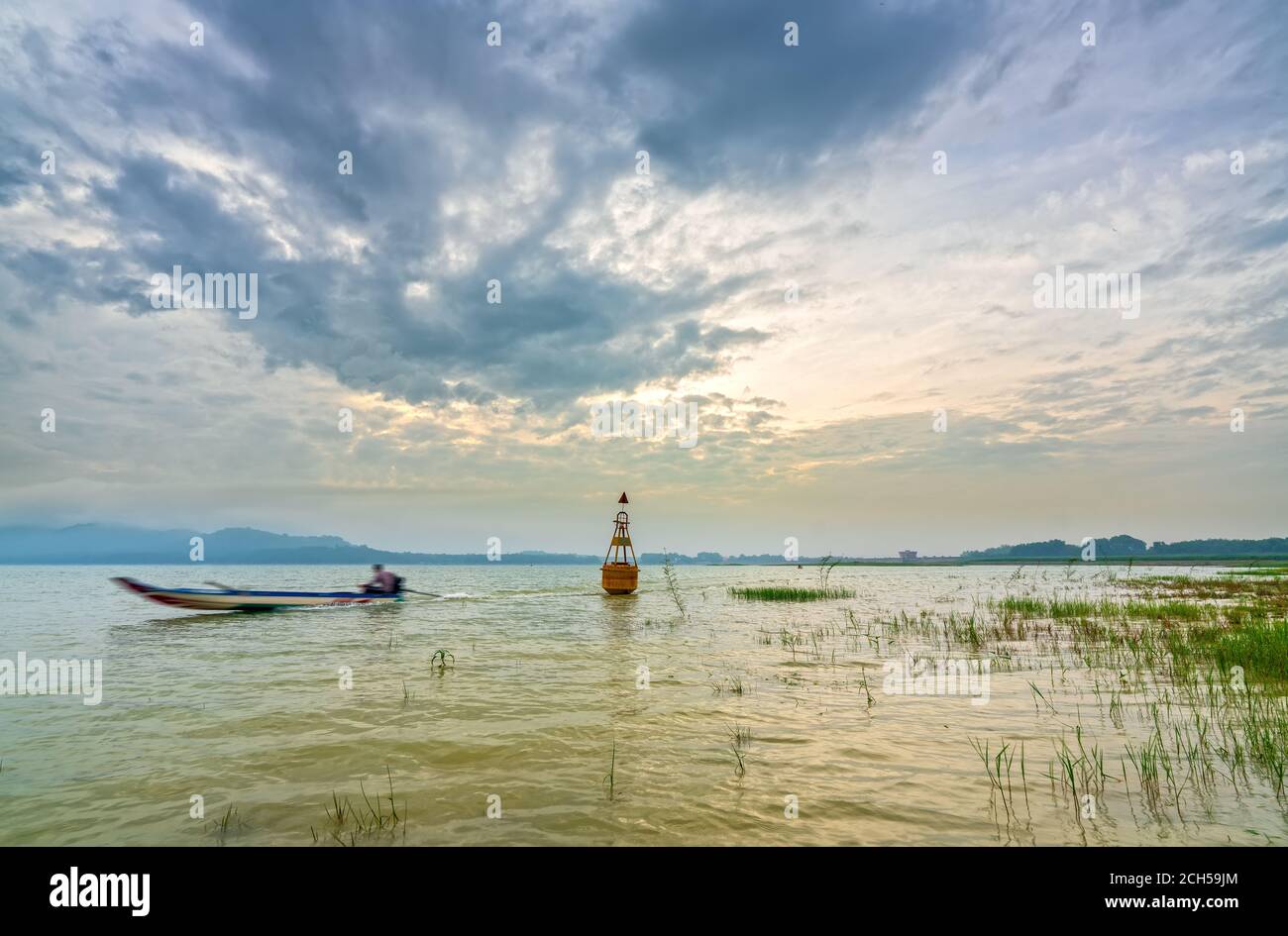 Column waterway buoys in hi-res stock photography and images - Alamy