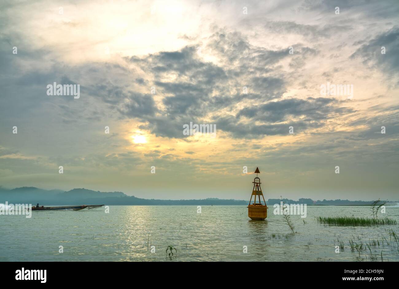 Column waterway buoys in hi-res stock photography and images - Alamy