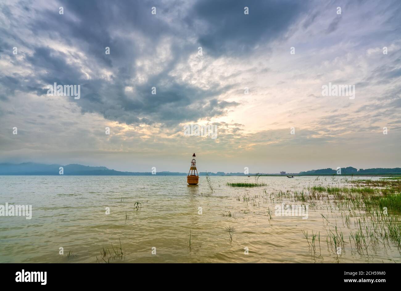 Column waterway buoys in hi-res stock photography and images - Alamy