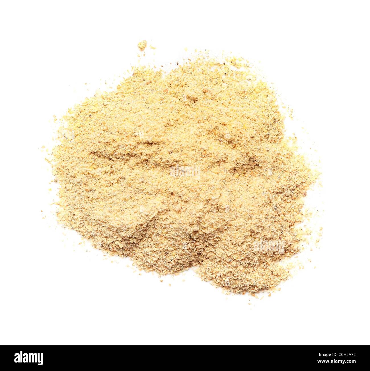 Aromatic powdered ginger on white background Stock Photo - Alamy