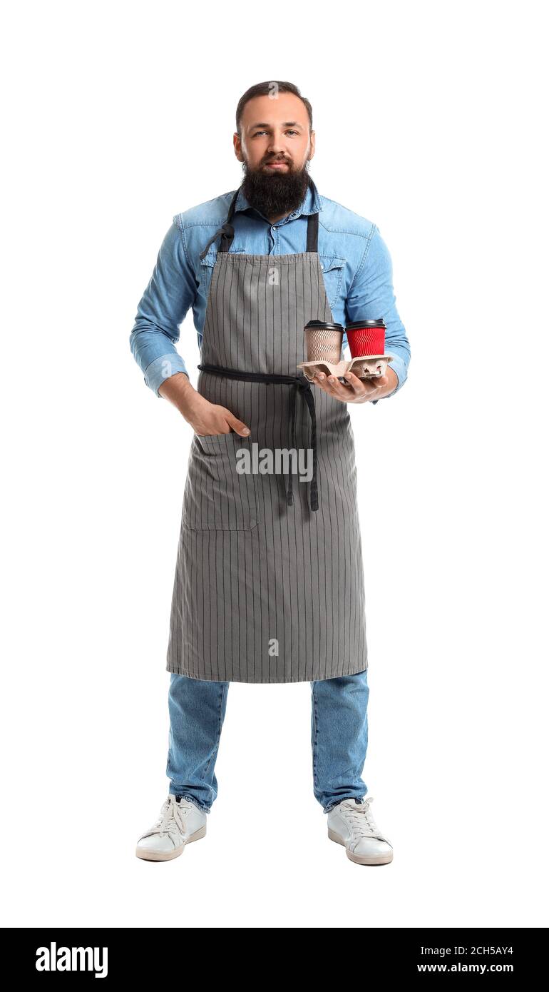 Barista man male Cut Out Stock Images & Pictures - Alamy