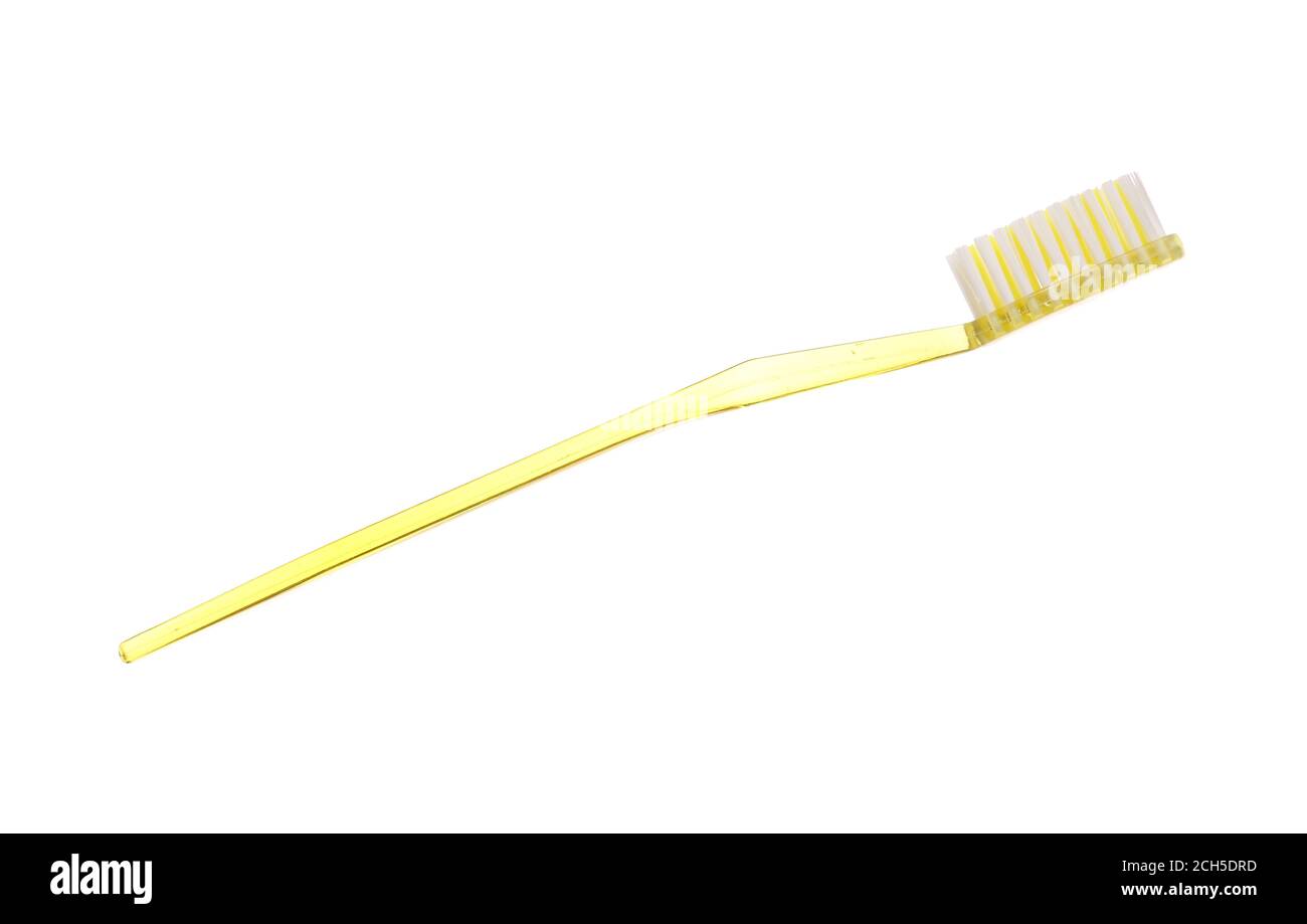Tooth brush on white background Stock Photo - Alamy