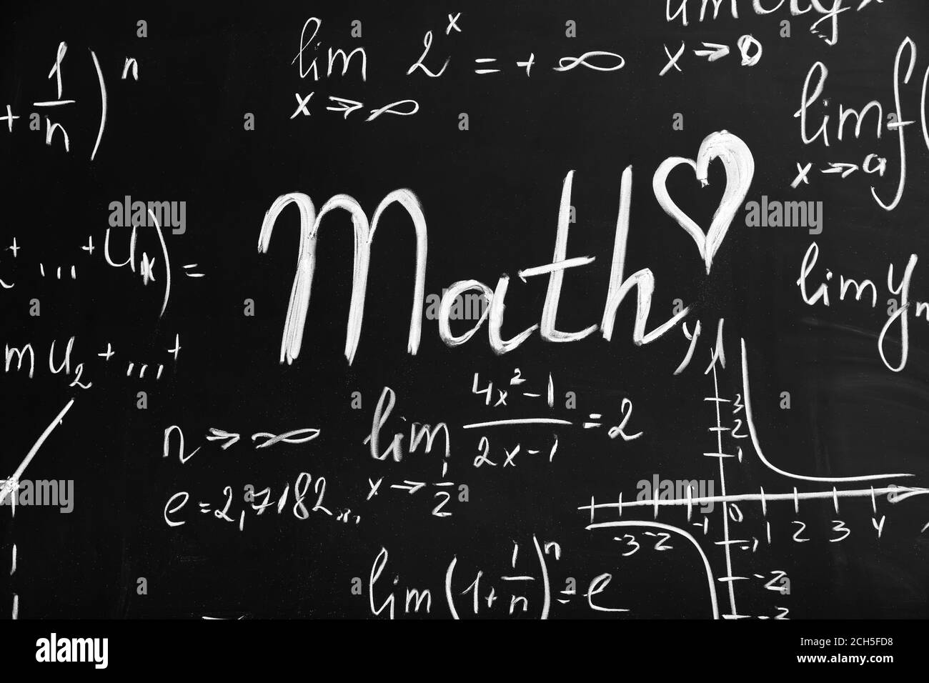 Blackboard Math Black and White Stock Photos & Images - Alamy
