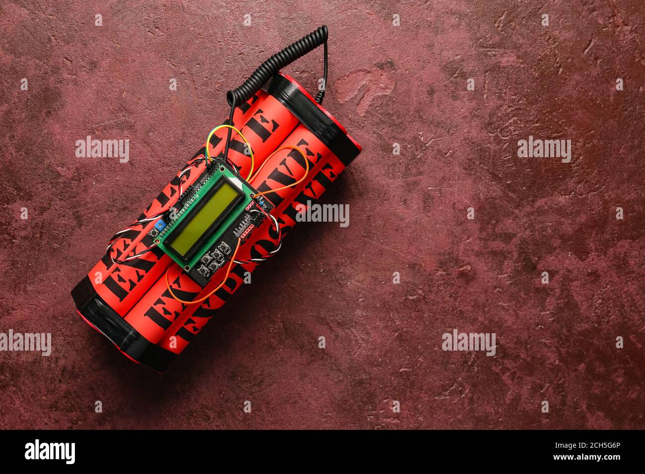 Tnt Dynamite Red Bomb Timer High Resolution Stock Photography and ...