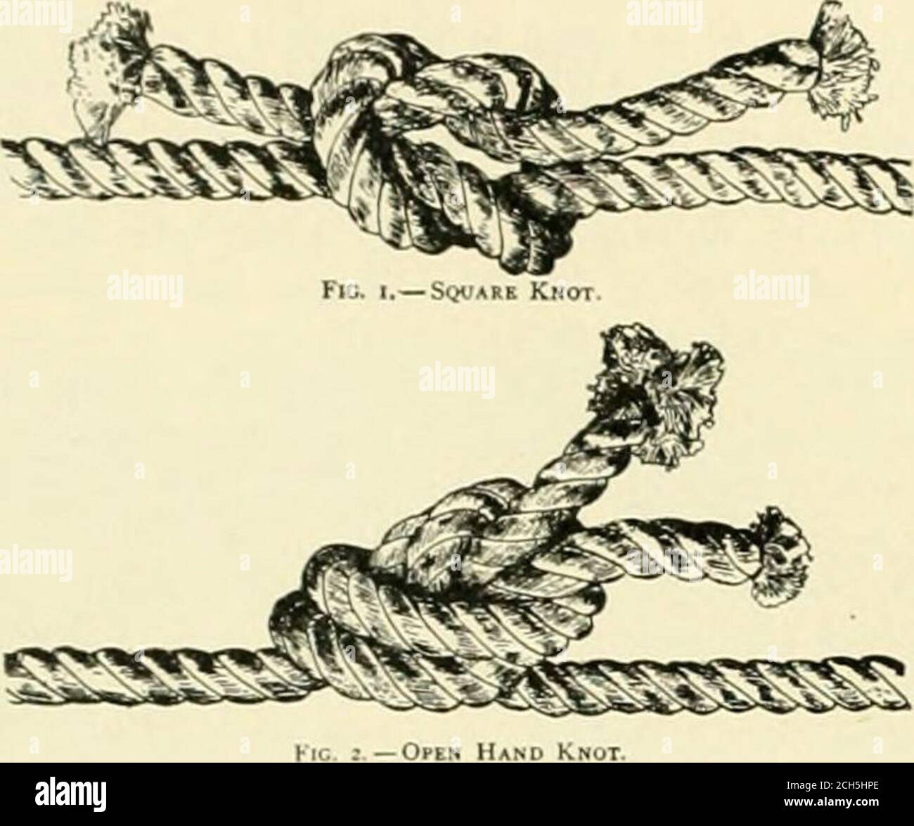 Rope end knots hi-res stock photography and images - Alamy