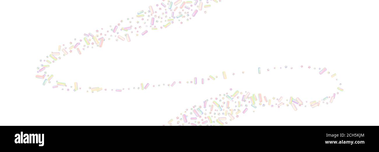 Sprinkle realistic with grains of desserts. Seamless pattern light ...