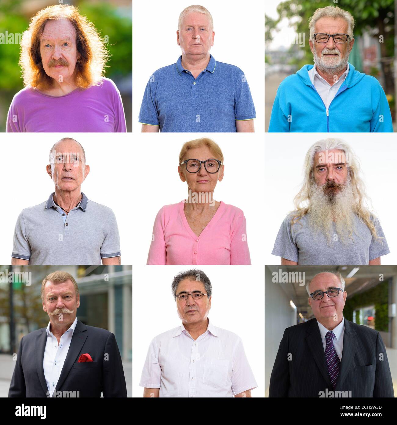 Group of elderly people diversity hi-res stock photography and images ...