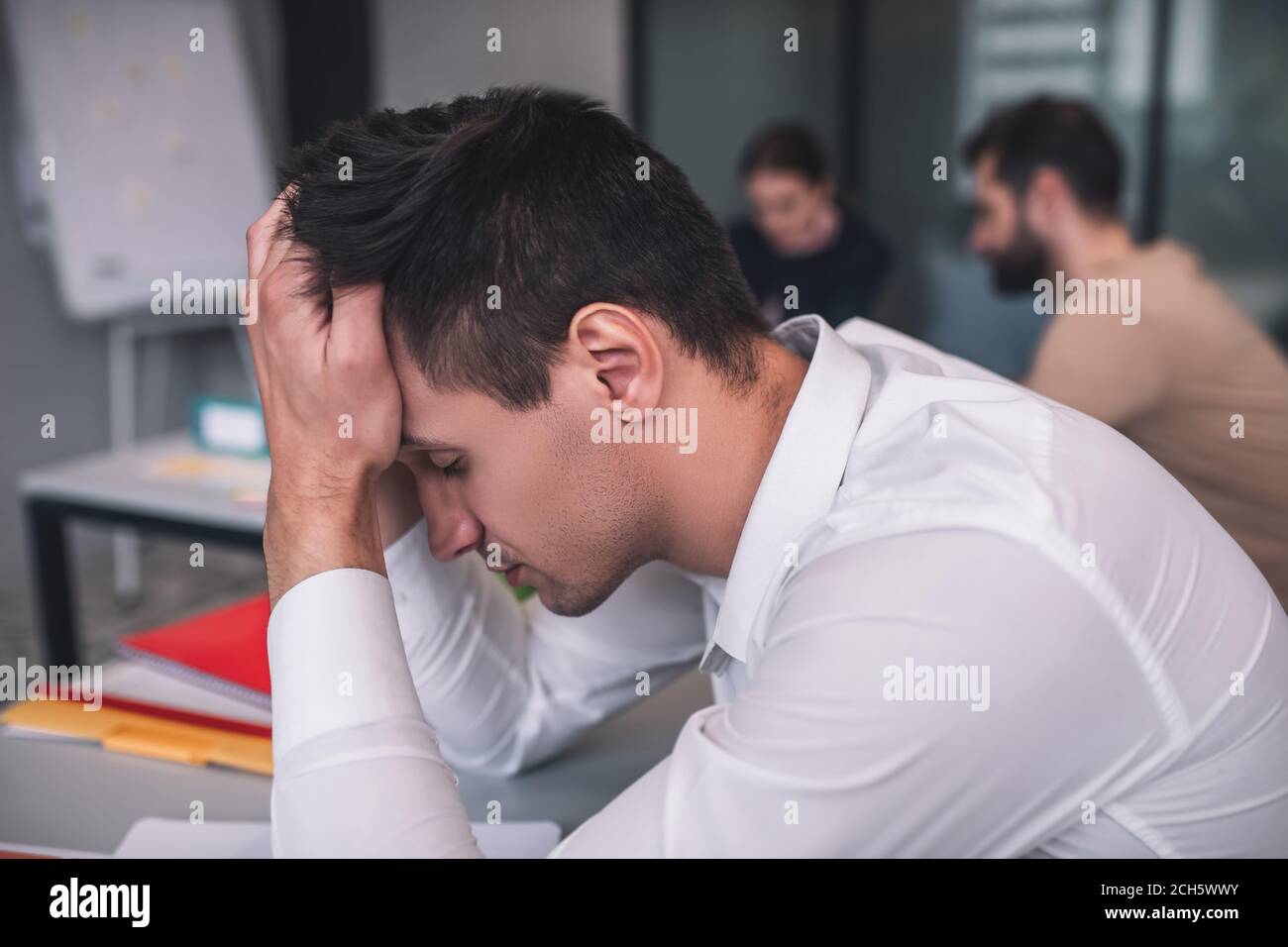 Worn out business man hi-res stock photography and images - Alamy