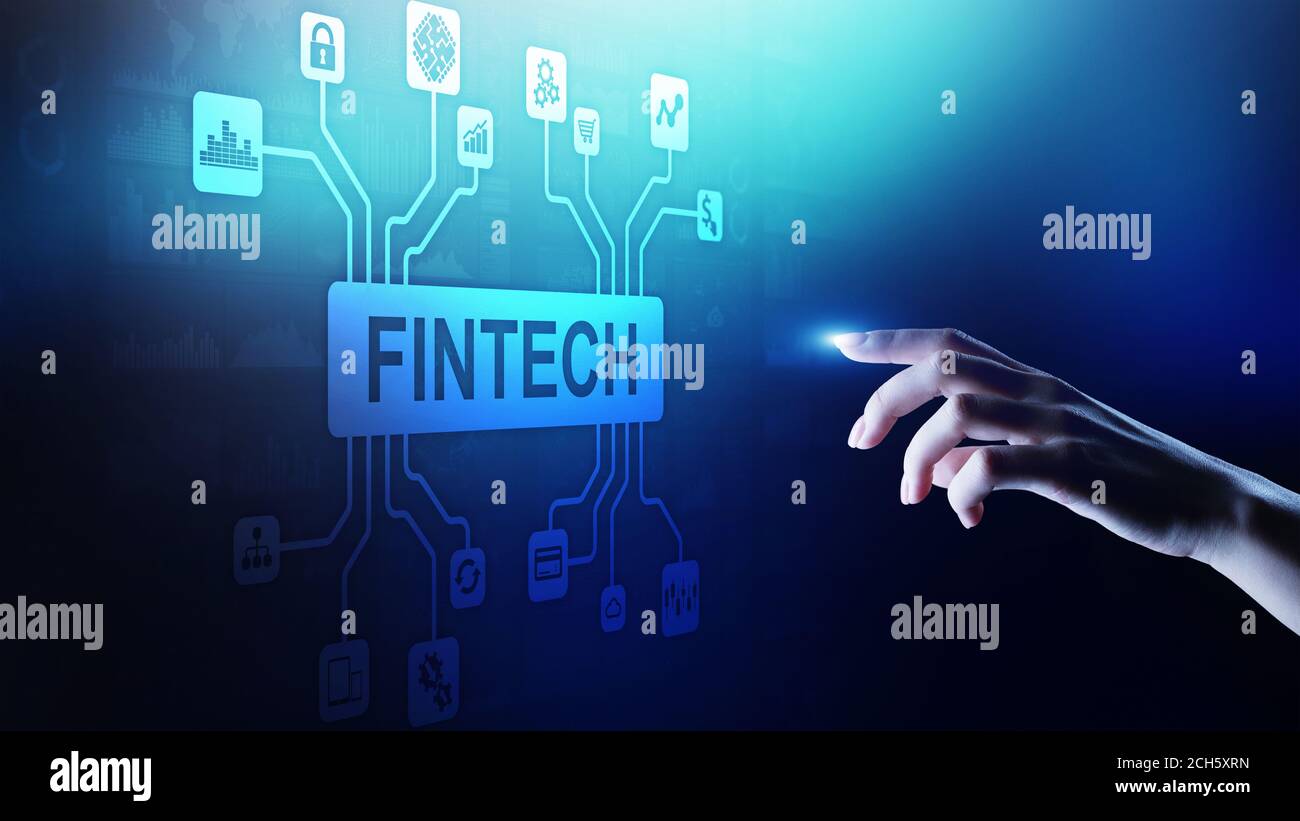 Fintech Financial technology Cryptocurrency investment and digital ...