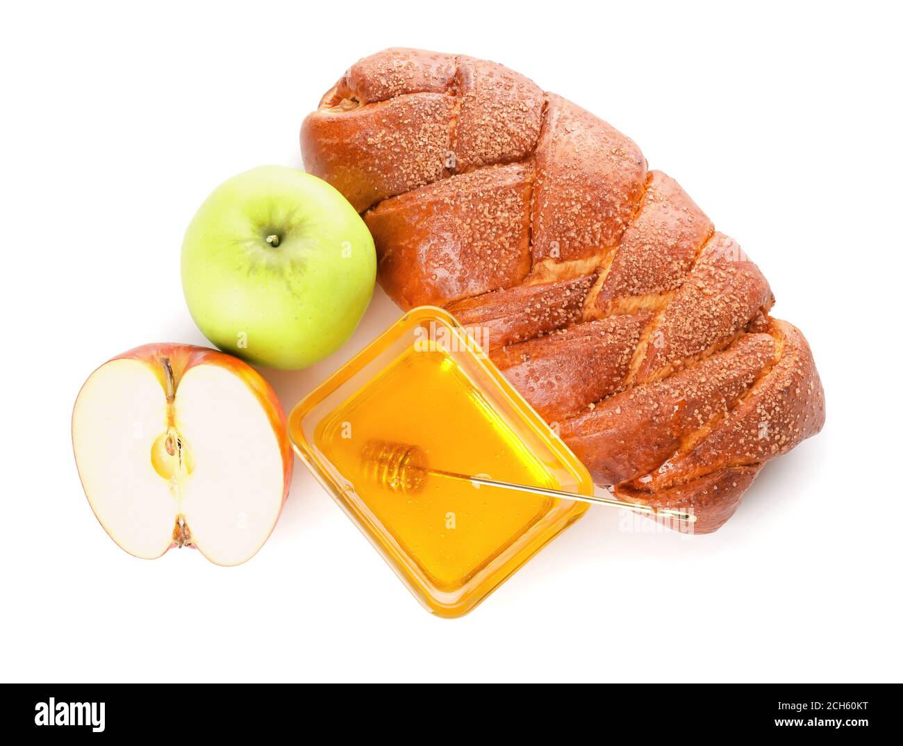 Challah honey fruit hi-res stock photography and images - Alamy