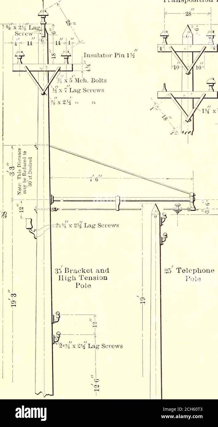 . The Street railway journal . Diagram of Fall of Potential in Feeders ...