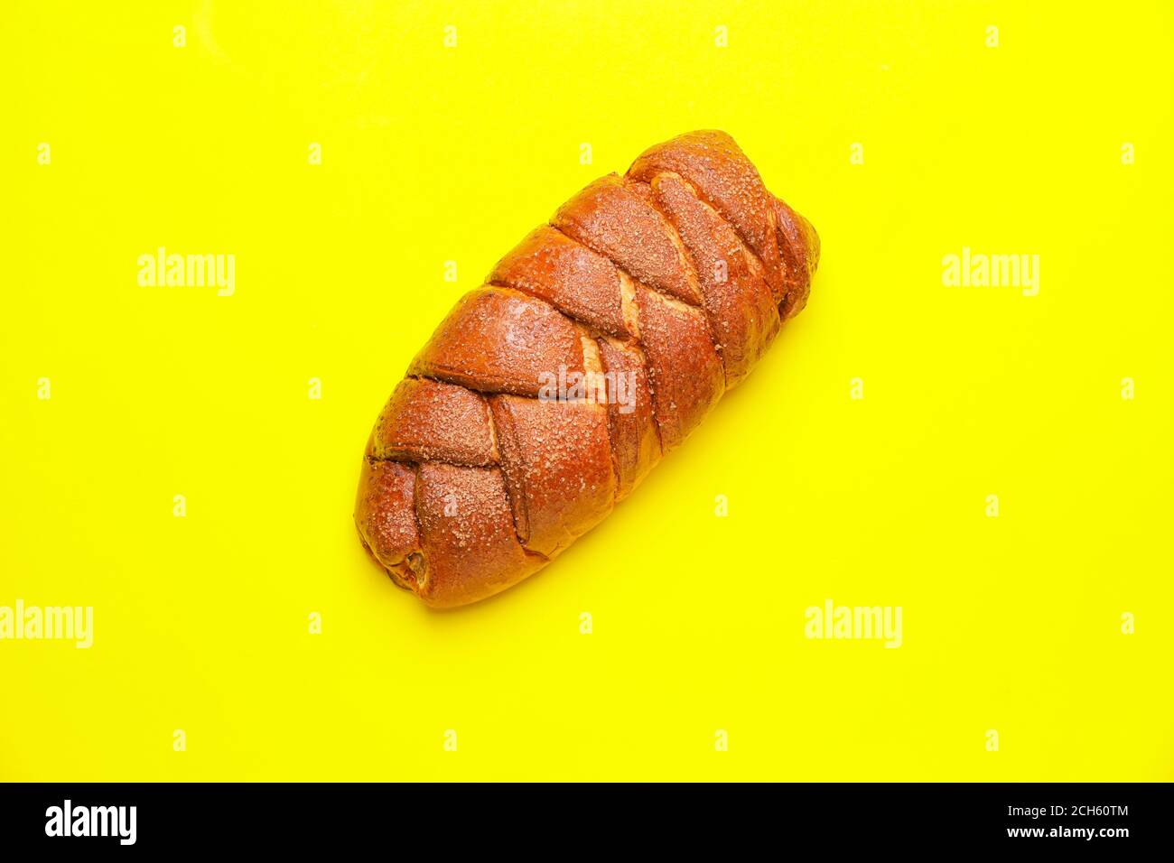 Challah on color background. Rosh Hashanah (Jewish New Year ...