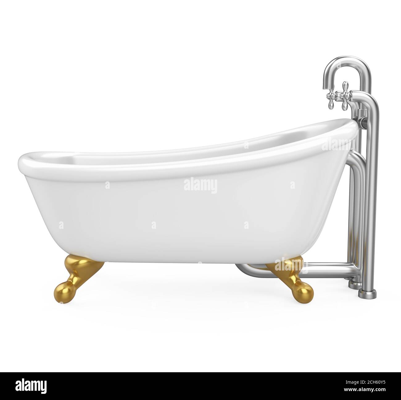 Vintage Bathtub Isolated Stock Photo - Alamy