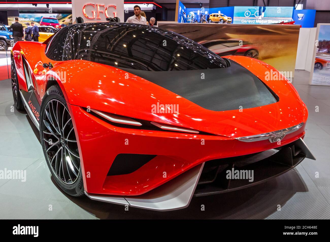 Electric GFG Style Kangaroo supercar revealed at the 89th Geneva ...